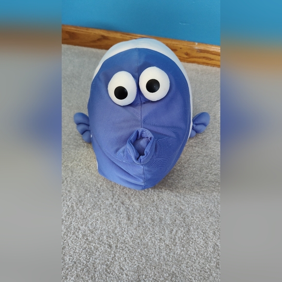 Animal Alley | Toys | Animal Alley Microbead Stuffed Blue White Plush ...